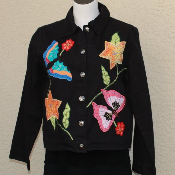 White Stag | Jackets & Coats | White Stag Black Denim Jacket ...